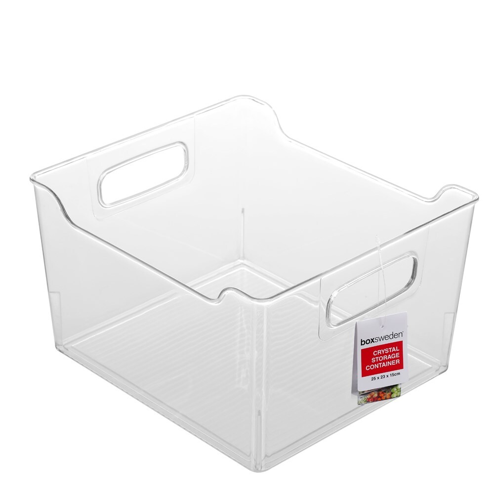 6x Boxsweden 25 x 23cm Crystal Storage Container - Assorted - Online ...
