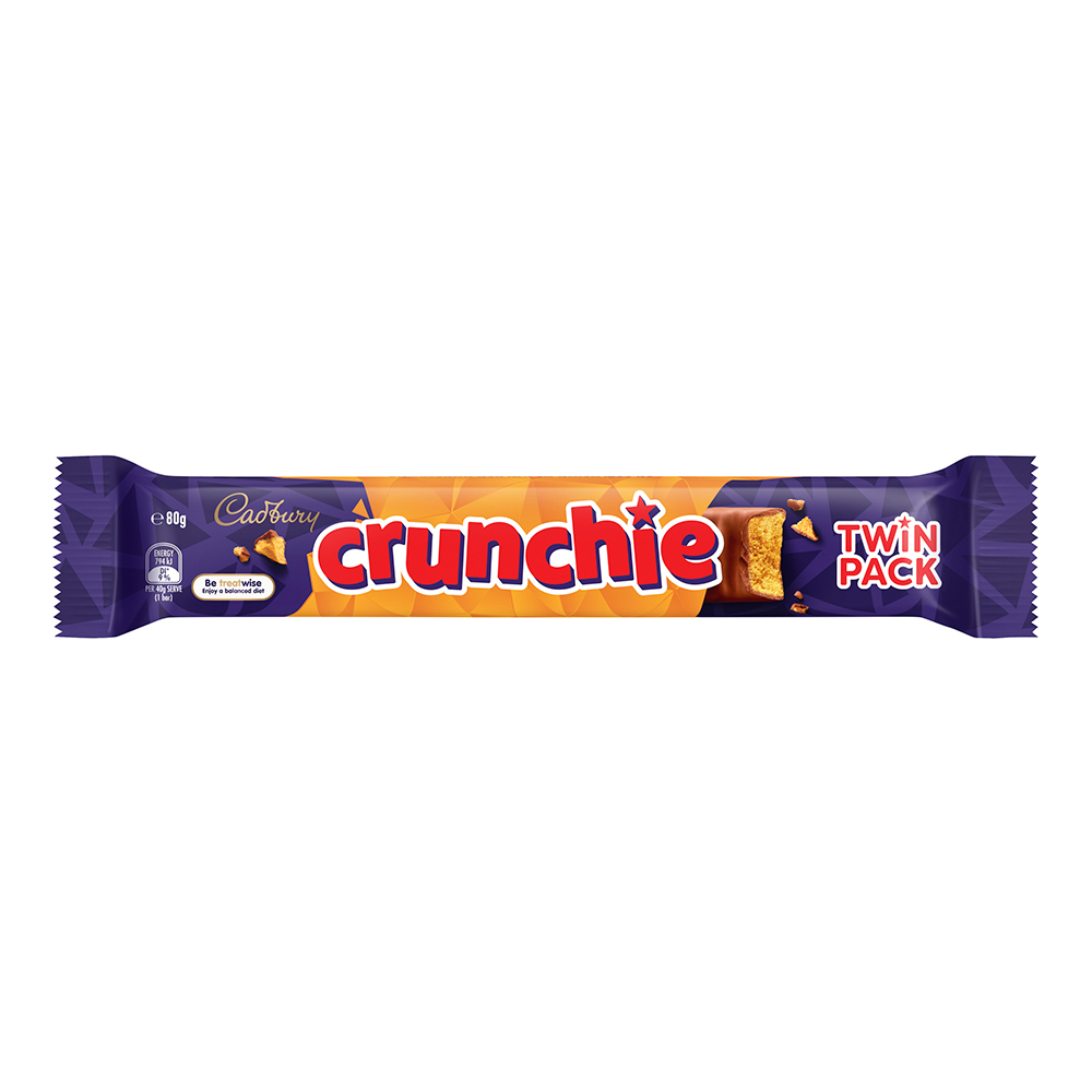 24pc Cadbury 80g Crunchie Twin Pack Chocolate Bar - Online | KG Electronic