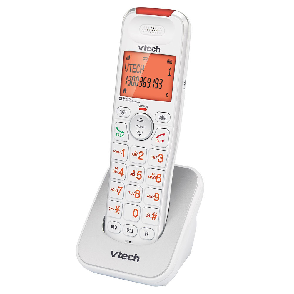 VTech 20150E DECT Cordless Handset - White w/ Voice Comms Bridge ...