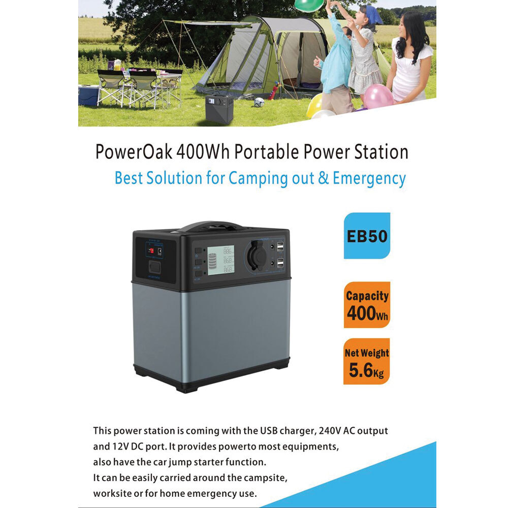 PowerOak 400Wh Portable Power Station - Online | KG Electronic
