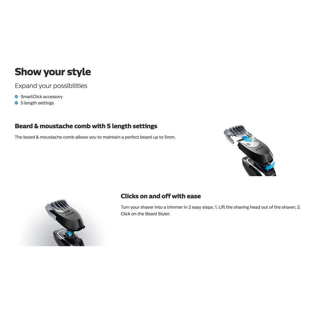 Philips RQ111-51 SmartClick Beard Styler Accessory - Online | KG Electronic