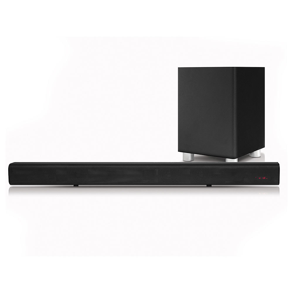 Pure Acoustics SBW-175 Bluetooth Sound-bar w/ Wireless Subwoofer ...