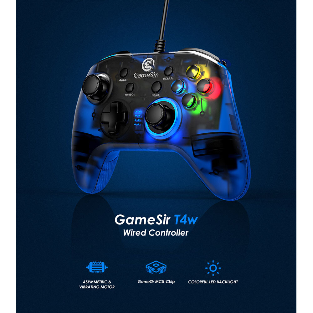 GameSir T4w Wired LED PC Game Controller - Online | KG Electronic
