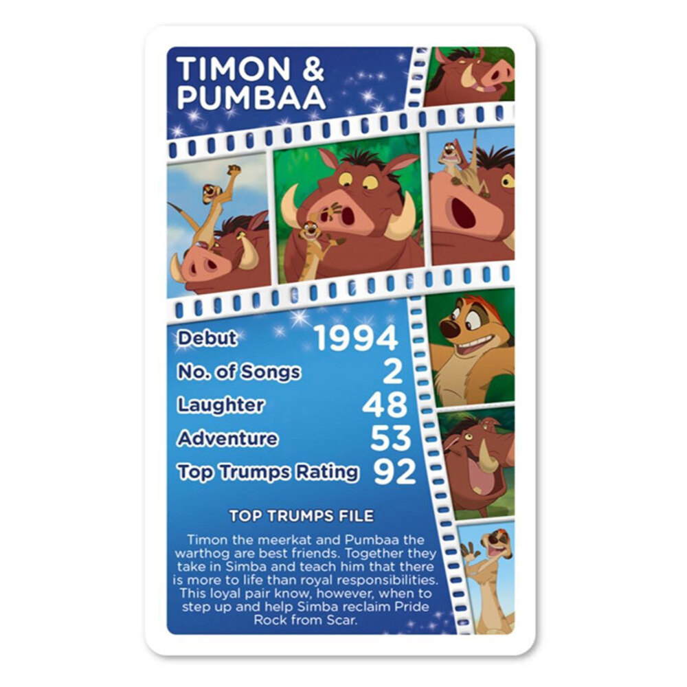 Top Trumps Who Is Your Favourite Disney Classic Cards - Online | KG ...