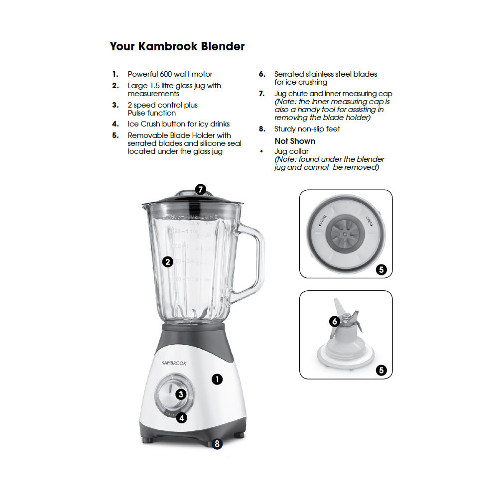 Kambrook Blender Spare Parts | Reviewmotors.co