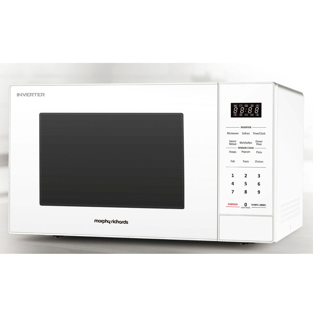 Morphy Richards 34L 1200W Inverter Microwave - White - Online | KG ...