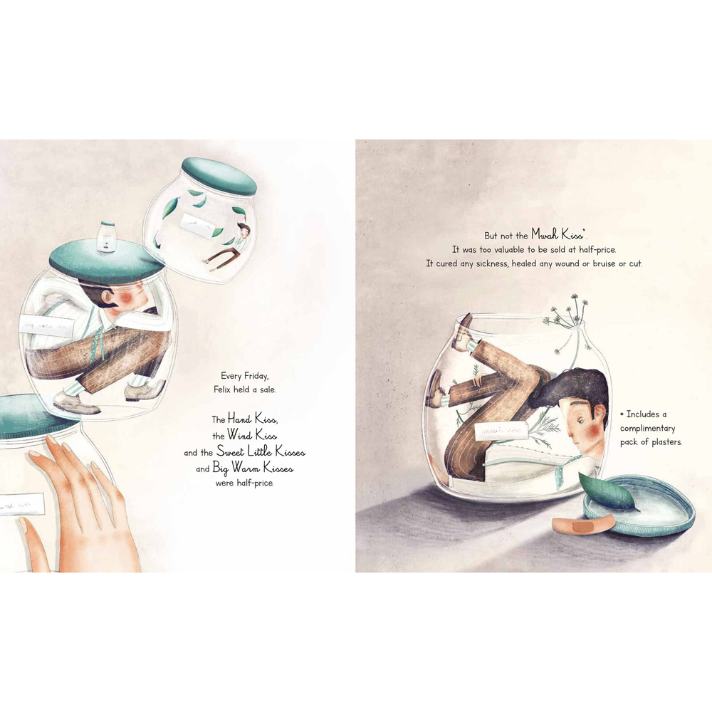 Sassi Story Telling Book Kids/Children Reading Kisses in a Jar 5y ...