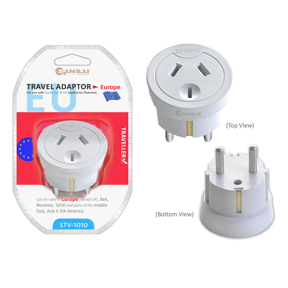 4x Travel Power Adapter AU/NZ Socket to Plug Asia EU/Middle East ...