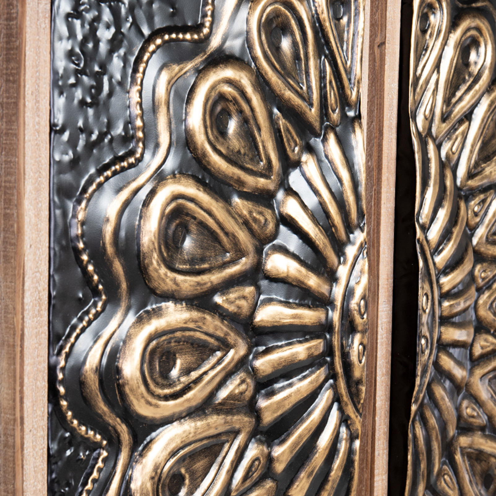 2pc DWBH 45x85cm Pressed Metal Wall Art w/Wood Frame - Luxor - Online ...