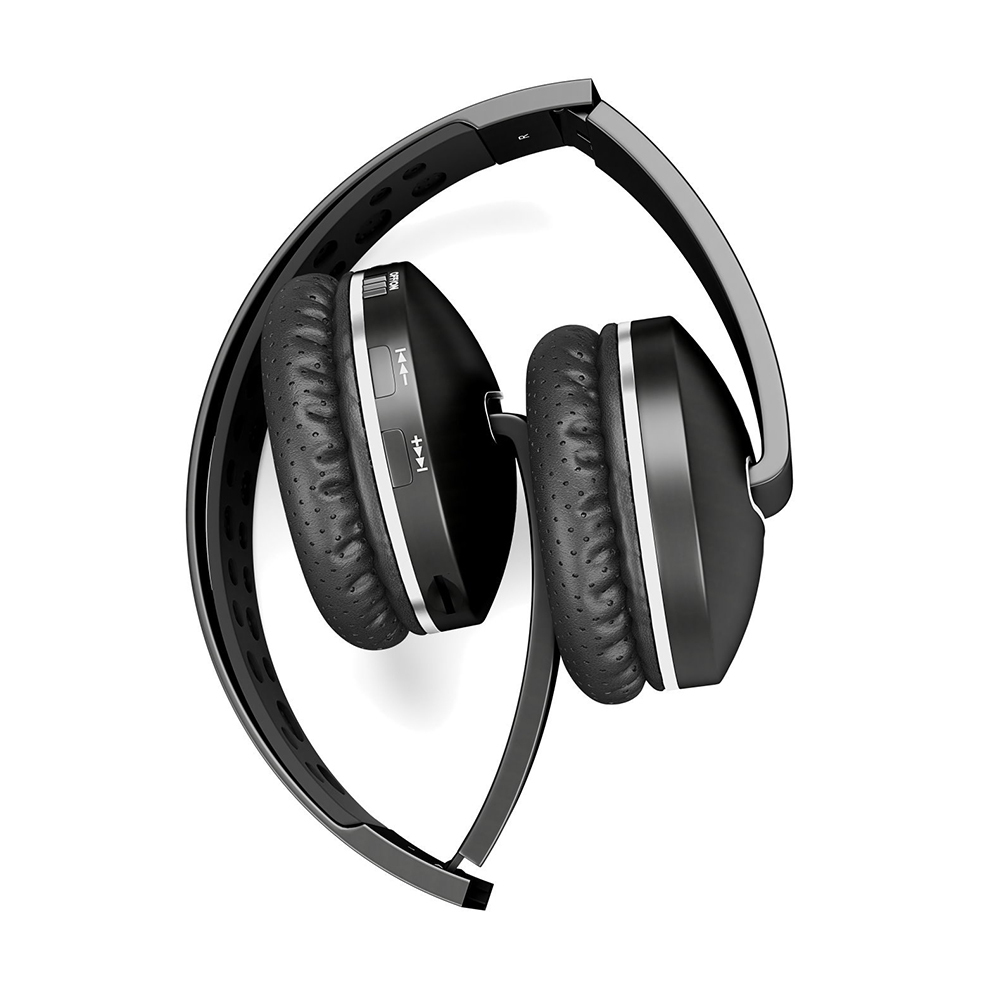 Liquid Ears Wireless On-Ear Lightweight Headphones - Black - Online ...