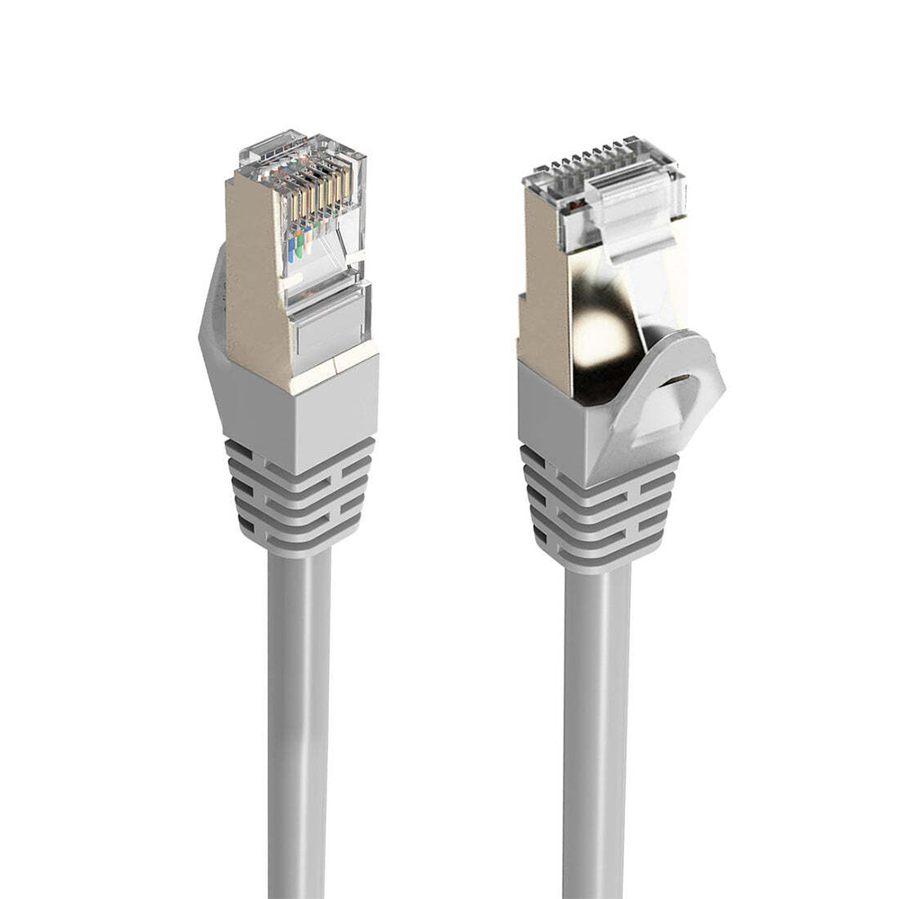 Cruxtec 30m CAT7 10GbE SF/FTP Triple Shielding Ethernet Cable - White - Online | KG Electronic