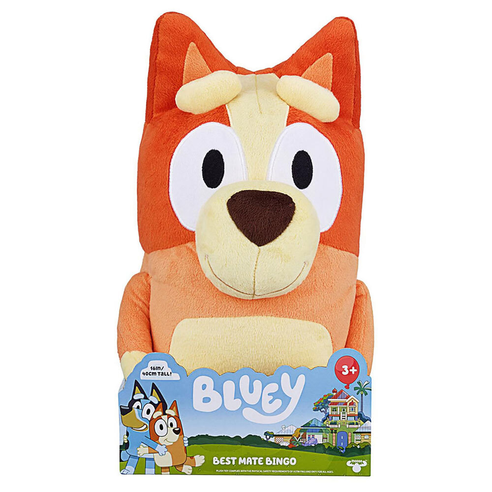 Bluey 45cm Large Plush Bluey w/ 40cm Bingo - Online | KG Electronic
