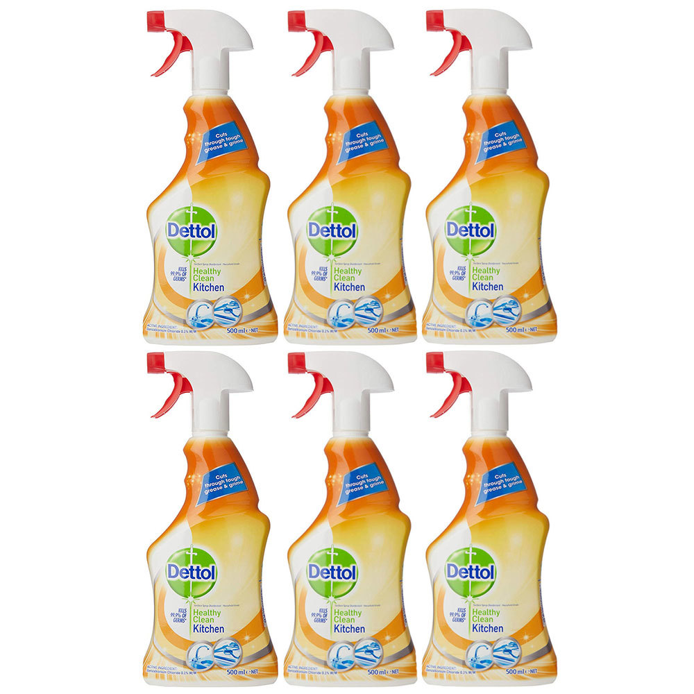 6x Dettol 500ml Healthy Clean Kitchen Spray - Online | KG Electronic