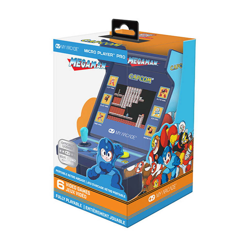 My Arcade 6.75" Mega Man Retro Arcade Micro Player Pro 2.75" Display ...