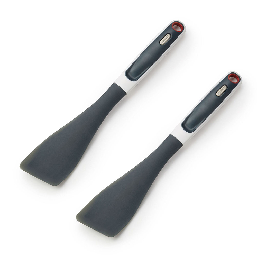 2x Zyliss Easy Lift Silicone Turner Cooking Utensil - Charcoal - Online ...