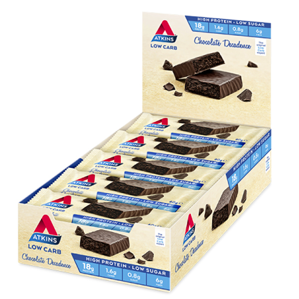 15pc Atkins Advantage Bar 60g Low Carb - Chocolate Decadence - Online ...