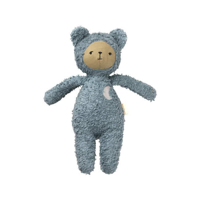 Fabelab 28cm Buddy Moon Bear Kids/Children Plush Toy - Cottage Blue ...