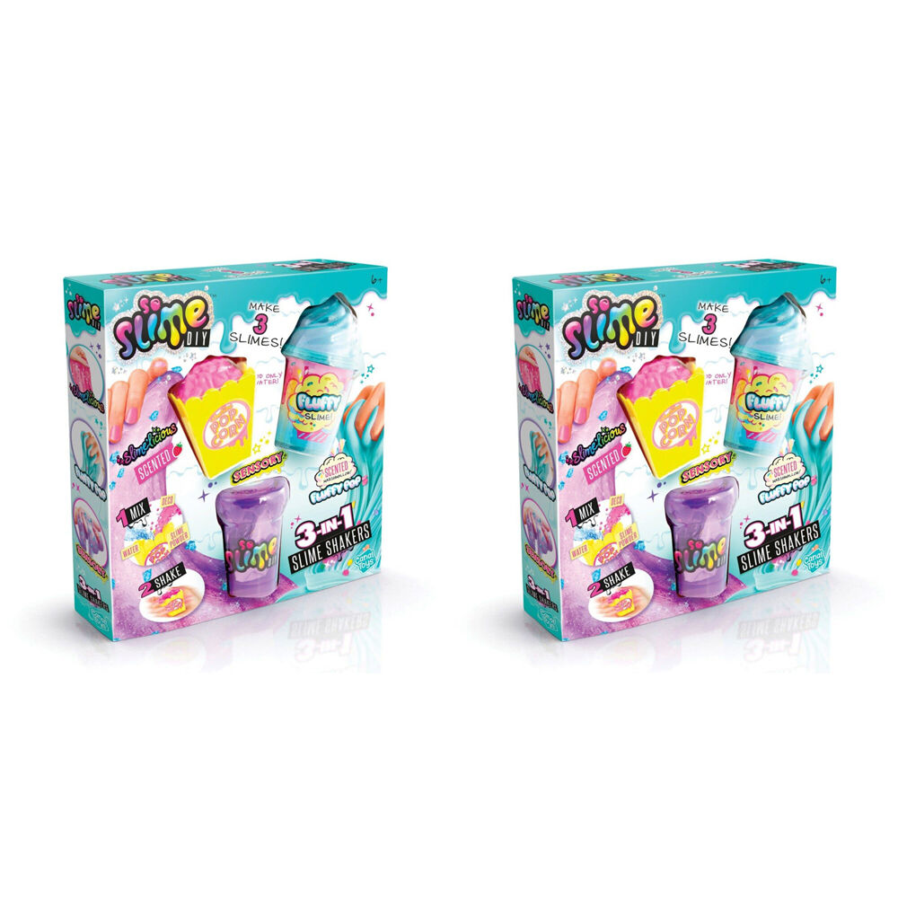 6pc Canal Toys So Slime DIY 3in1 Slime Shakers Kids Slime Making Kit ...