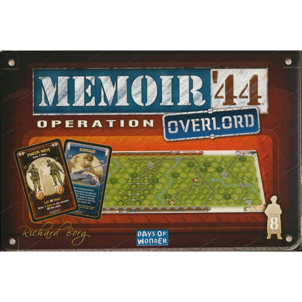 Days Of Wonder Memoir 44 Operation Overlord Expansion Board Game 10y ...