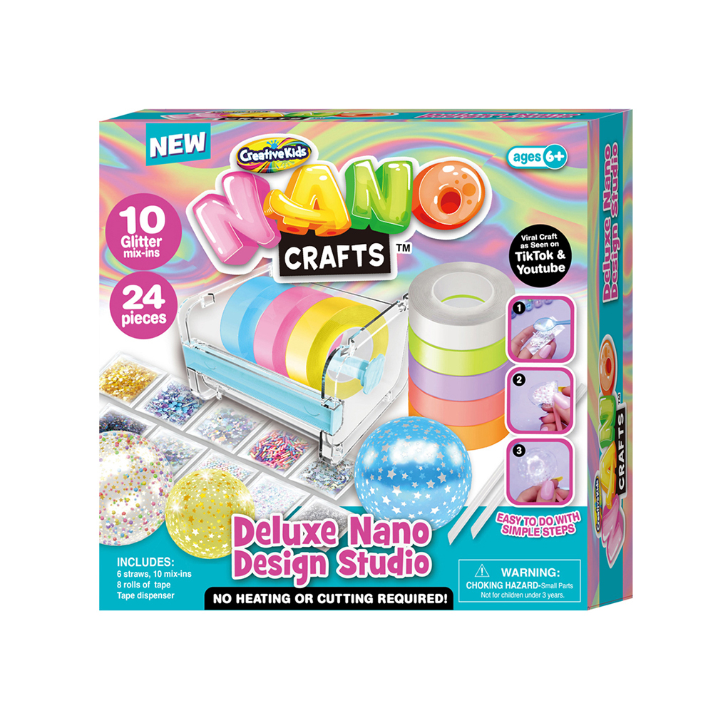Nano Crafts Deluxe Nano Design Studio Kids Art Craft DIY Toy 6y+ - Online | KG Electronic