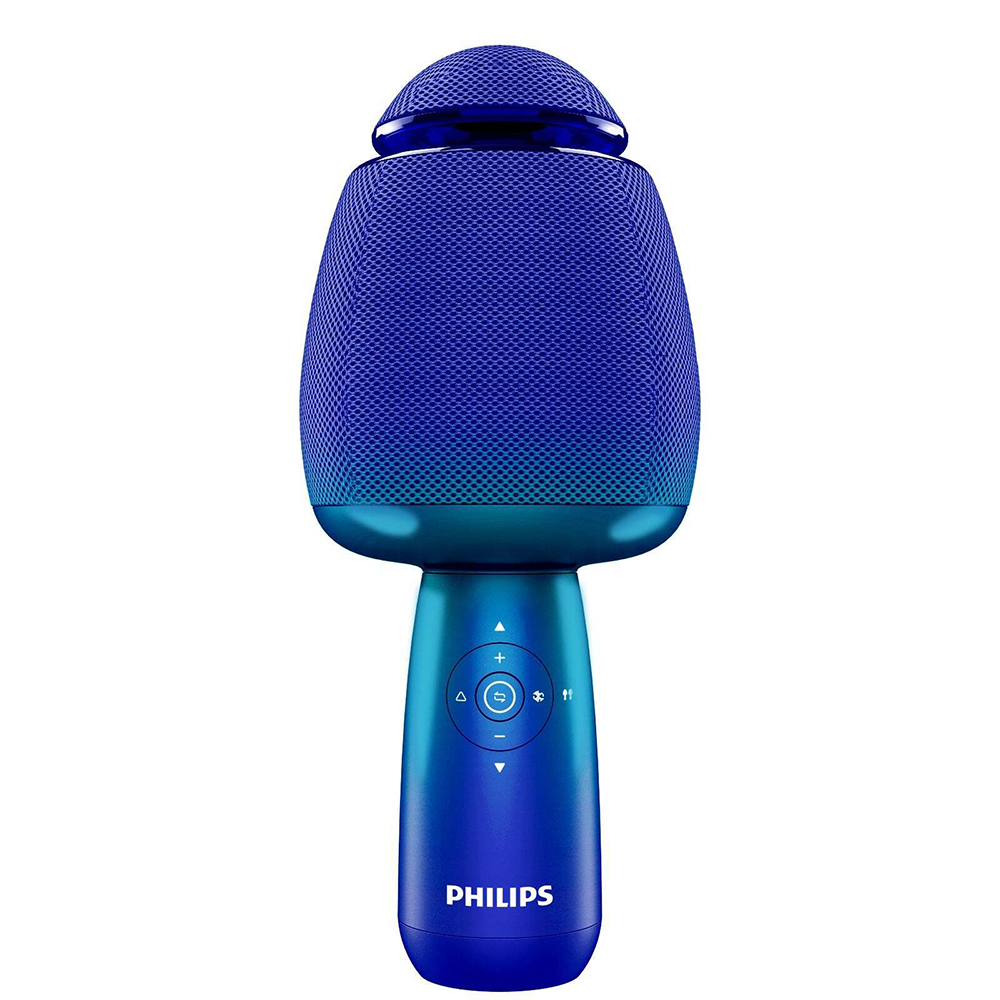 Philips Wireless Bluetooth Microphone For Karaoke w/ Speaker - Blue ...