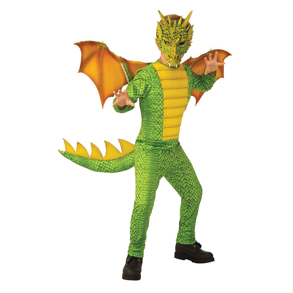Dragon Deluxe Dress Up Halloween Costume w/ Mask - Size L - Online | KG ...