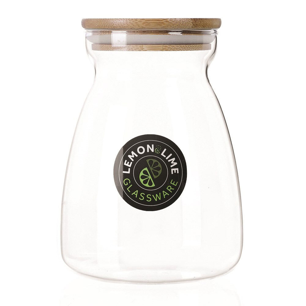 Lemon & Lime Camden Glass Jar Bamboo Lid 1L - Online | KG Electronic