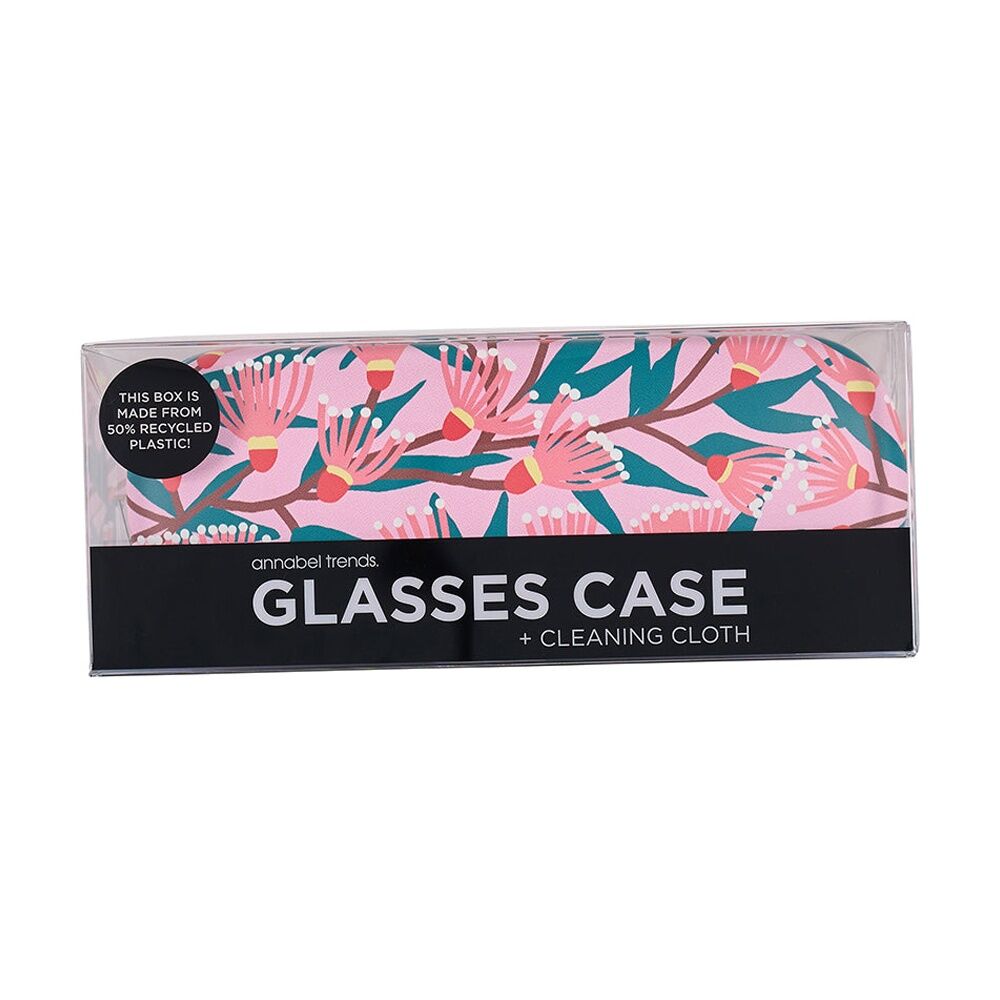Annabel Trends Glasses Case Combo W/ Matching Cloth 15x6cm Blossom ...