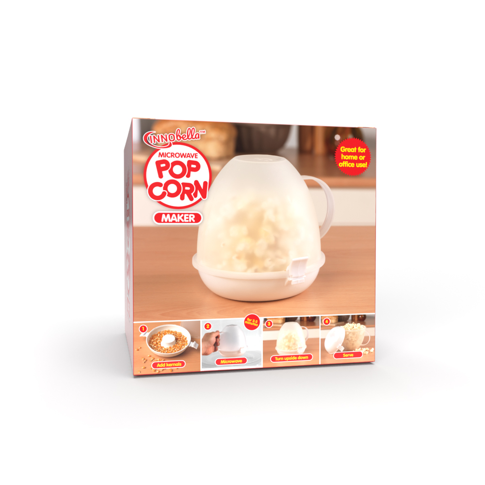 Innobella Microwave Pop Corn Maker w/Handle - Online | KG Electronic