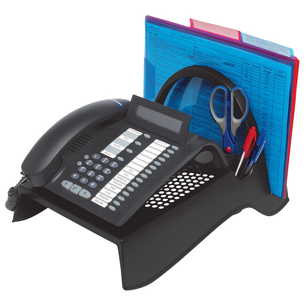 Marbig Telephone Stand/Riser - Black - Online | KG Electronic