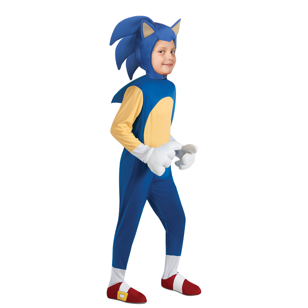 Sonic The Hedgehog Sonic the Hedgehog Deluxe Costume Party Dress-Up ...