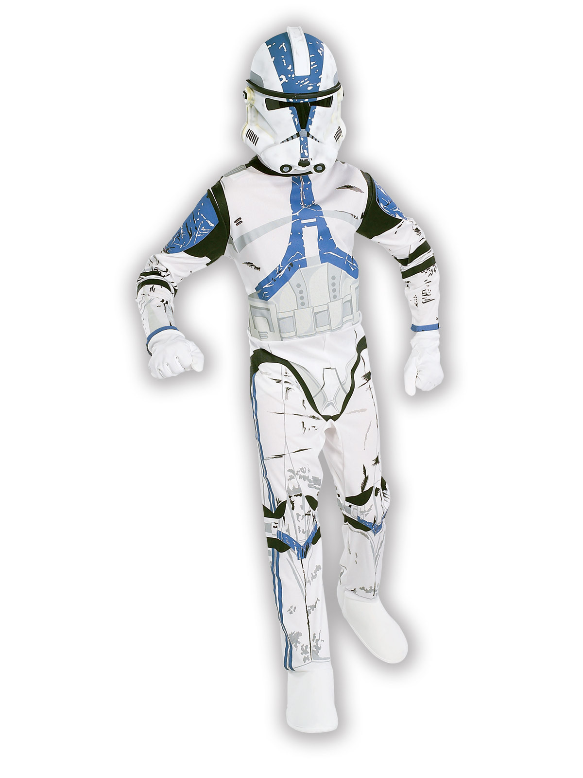 Star Wars Clone Trooper Suit Child Boys Dress Up Costume - Size S ...