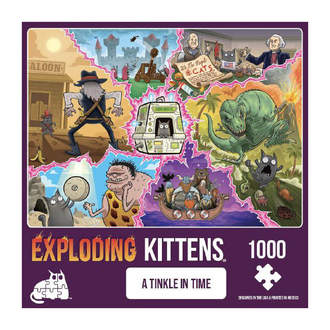 1000pc Exploding Kittens A Tinkle In Time Puzzle 49x68cm - Online | KG ...