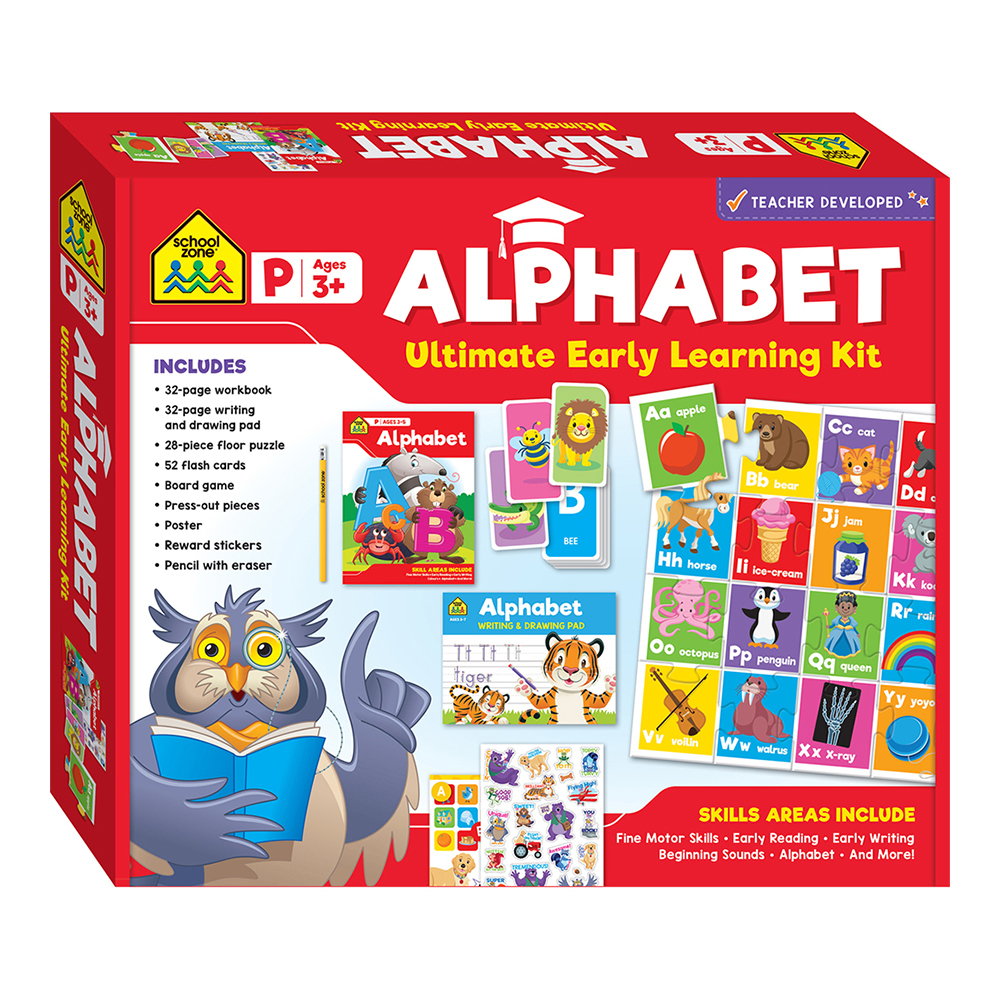 School Zone Alphabet Ultimate Early Learning Kit 3y+ - Online | KG ...