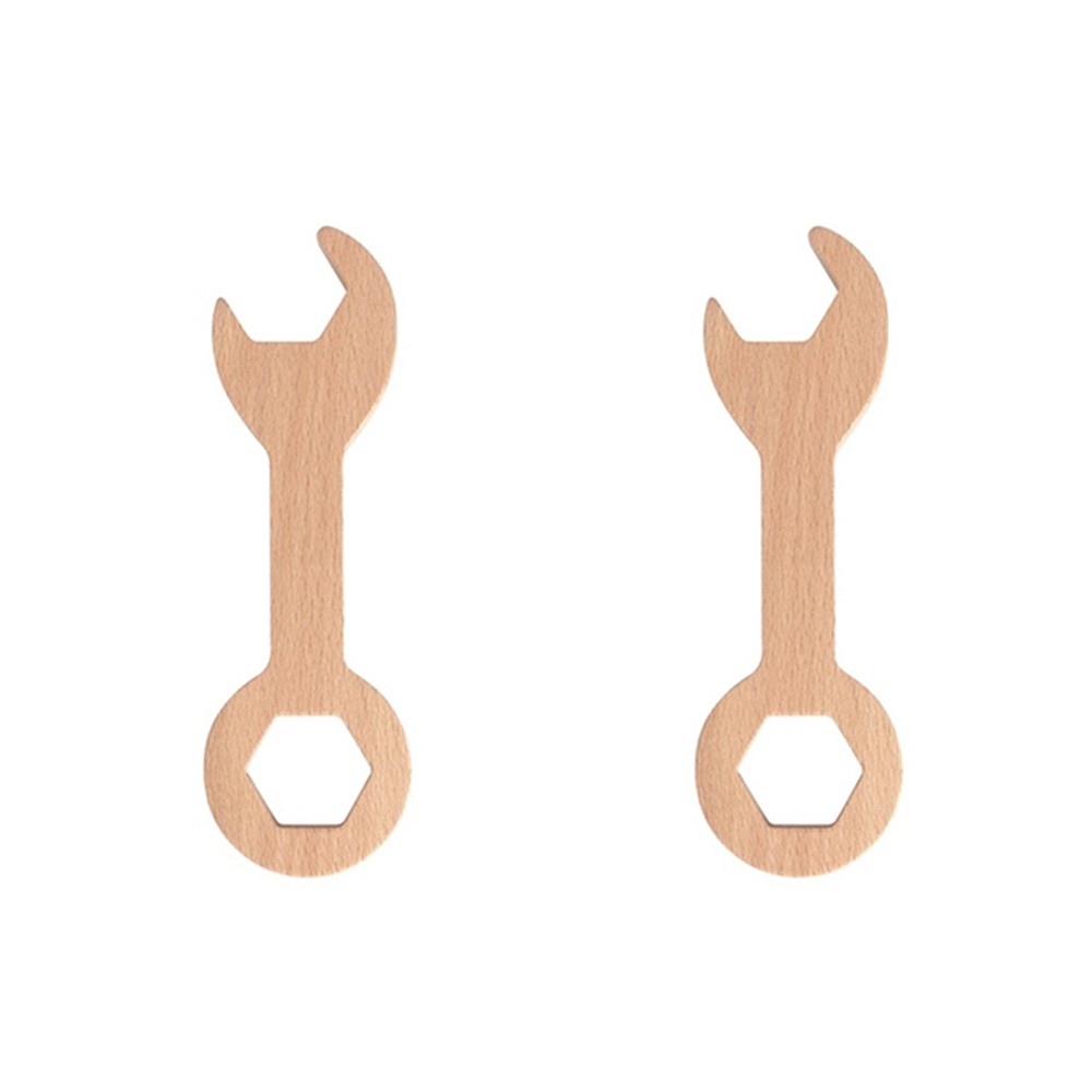 2x MamaMemo Workshop Tools Spanner Kids/Children Fun Play Wooden Toy 3 ...