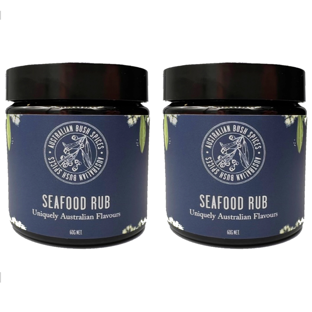 2pk Australian Bush Spices Blue Seafood Blend Rub 60g Online Kg