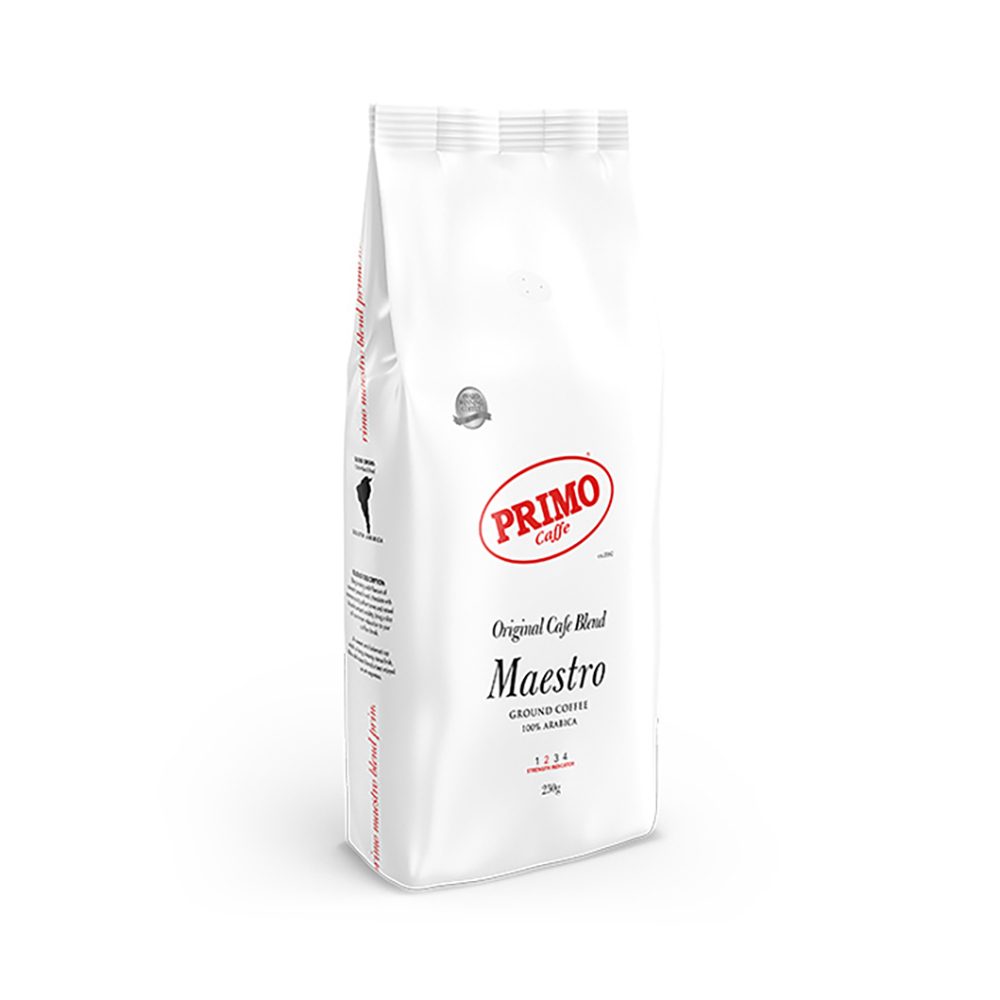 Primo Caffe 250g Maestro Ground Coffee - Online | KG Electronic