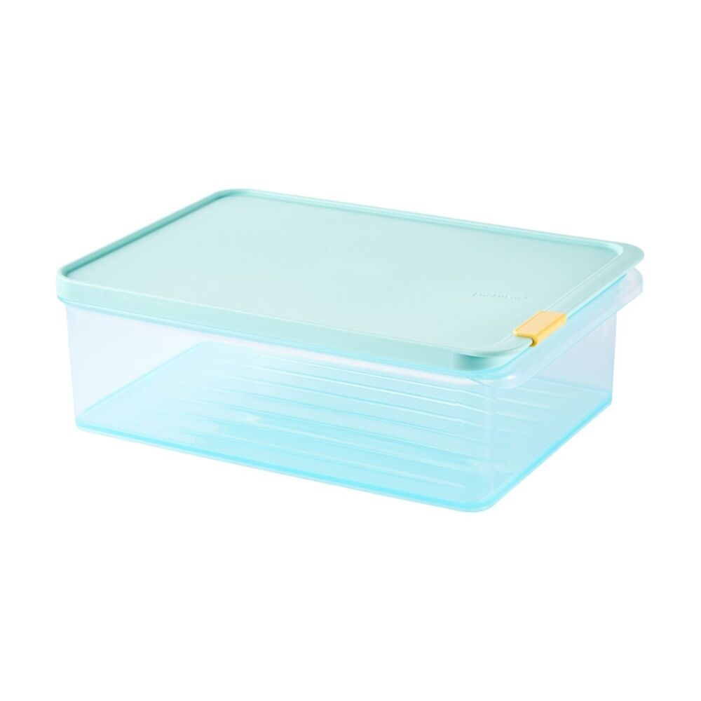 LocknLock Freezer Fit Food Storage Container Microwave Safe 3.5L Blue ...