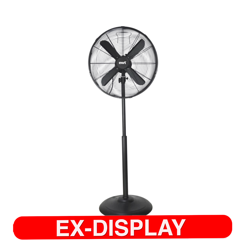 EWT 40cm Electric Freestanding Pedestal Fan Black Ex Display Unit ...
