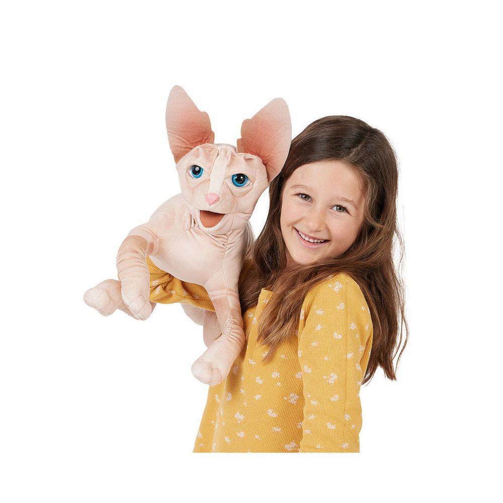Folkmanis Sphynx Cat Hand Puppet 56cm Kids Toy 3y+ - Online | KG Electronic