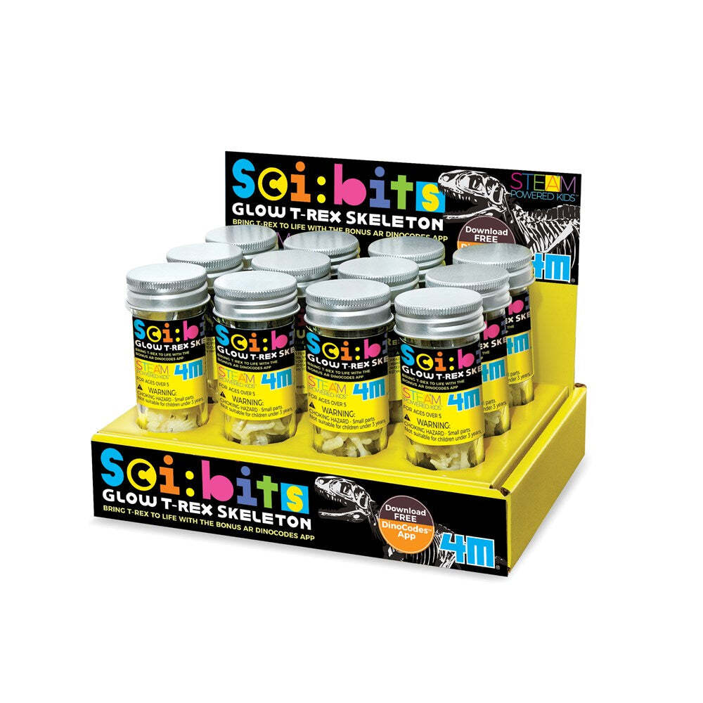 4M Sci Bits Glow T-Rex Skeleton Kids Activity Toy 5y+ - Online | KG ...