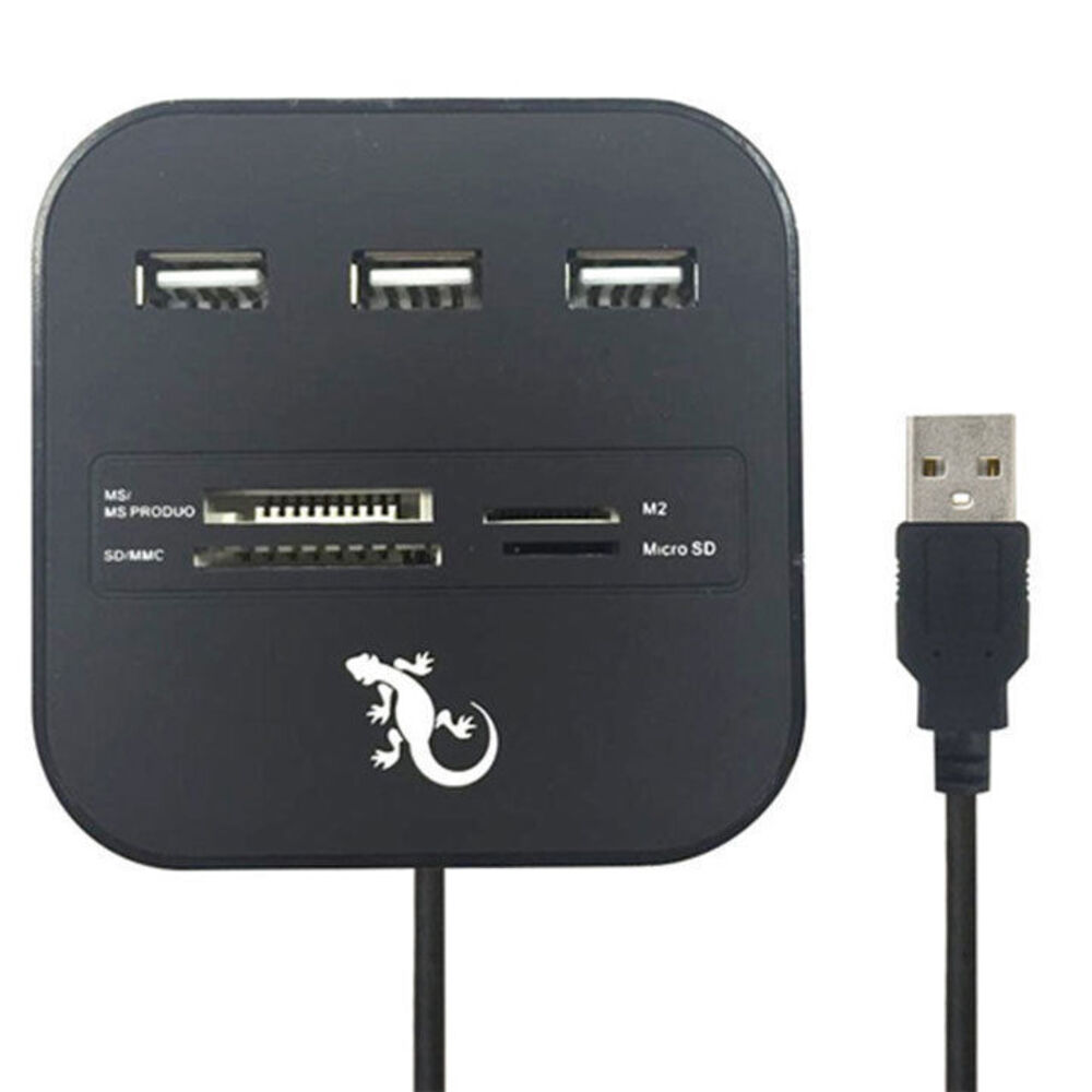 Gecko USB Hub and Memory Card Reader - Online | KG Electronic