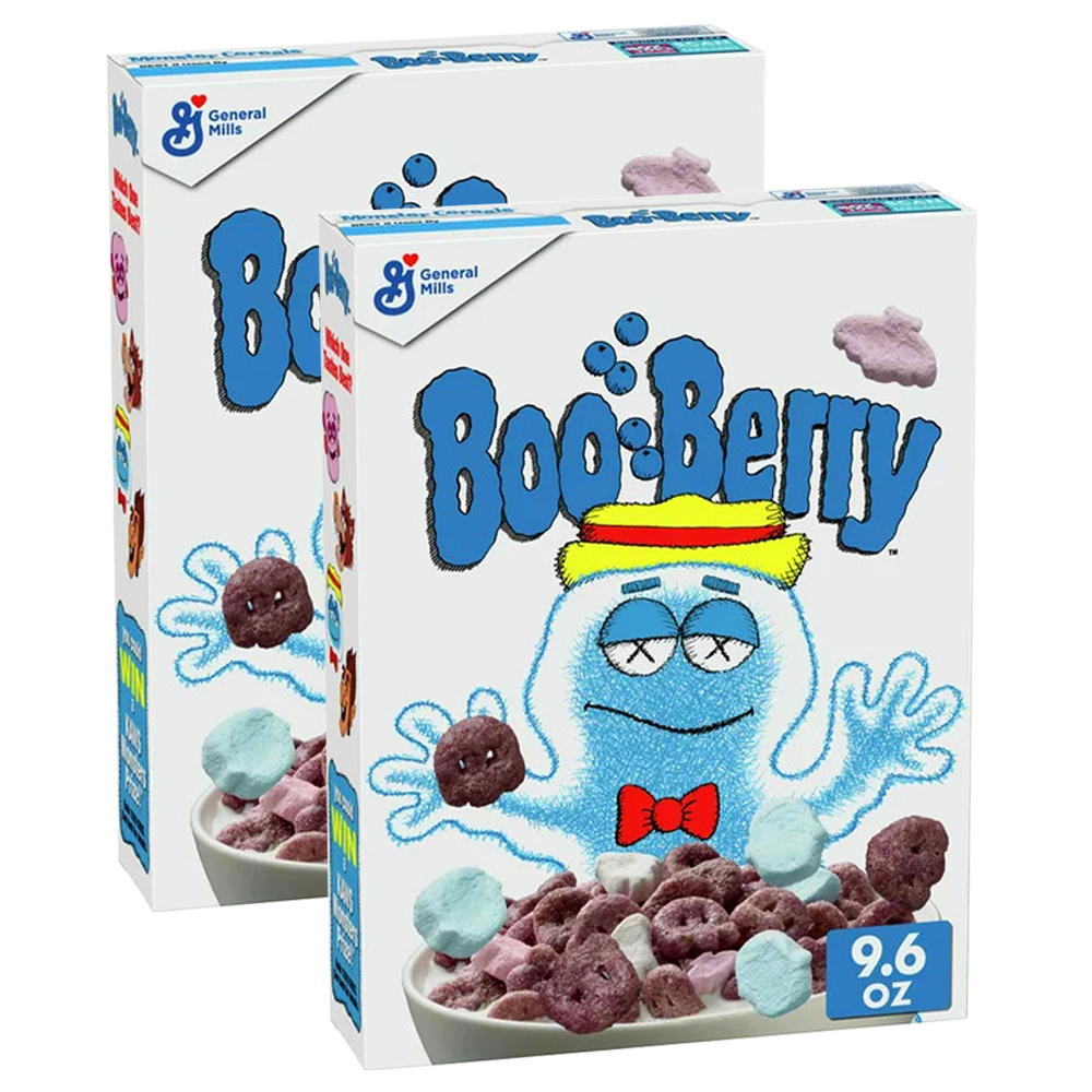 2PK Monster Cereals Kaws Edition Boo Berry Cereal 272g - Online | KG ...