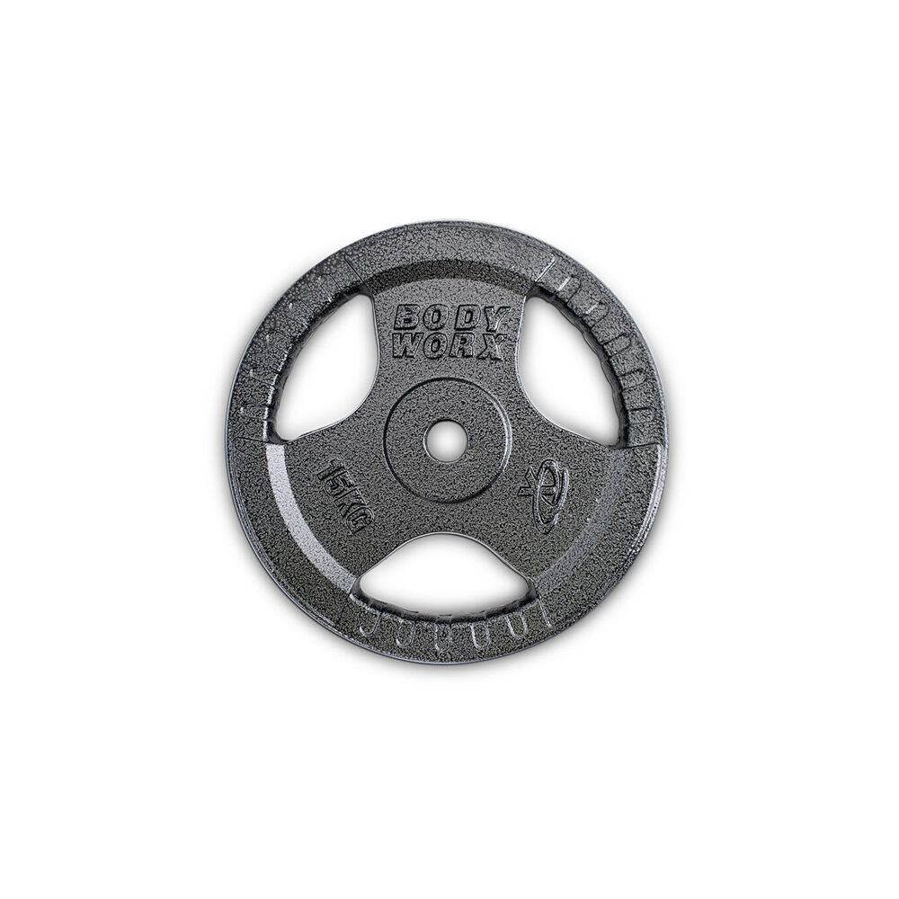 Bodyworx Olympic Ezy Grip Disc Weight Plate Home Gym Workout Exercise ...