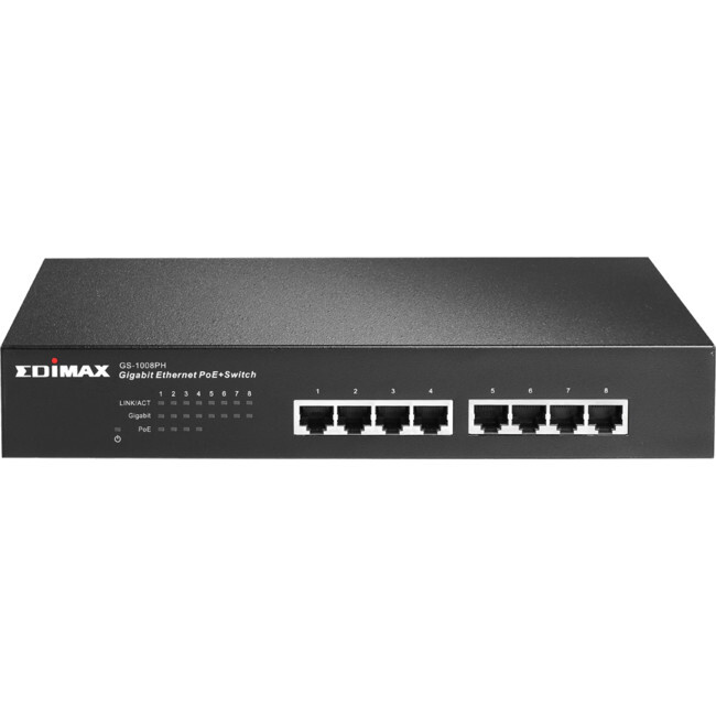 8 PORT GIGA SWITCH 4 POE PORTS RACKMOUNT - Online | KG Electronic