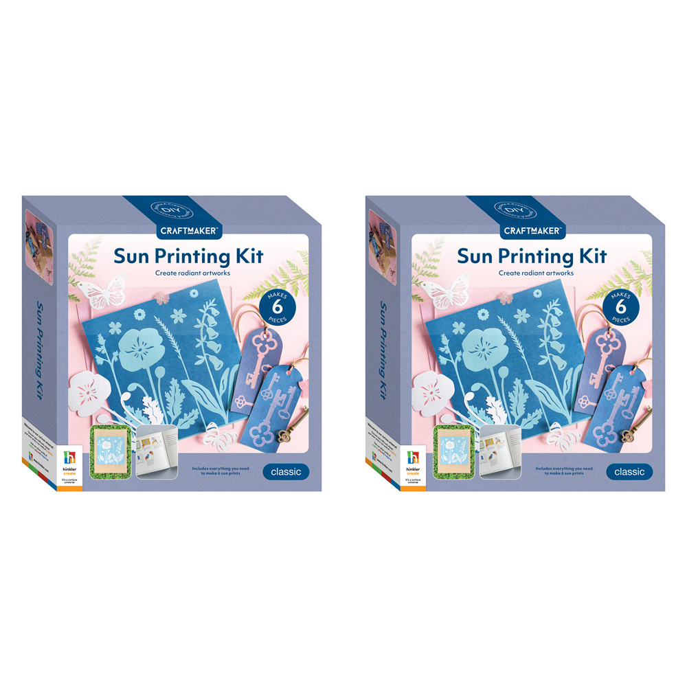 2PK Craft Maker Classic Sun Printing Kit Kids/Adults Art Fun Activity ...