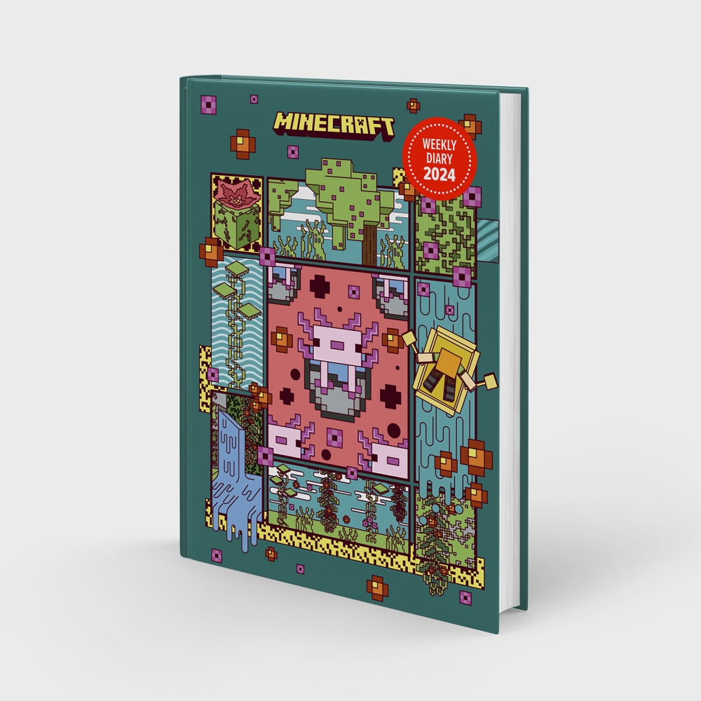Minecraft A5 2024 Calendar Planner Notebook/Diary - Online | KG Electronic