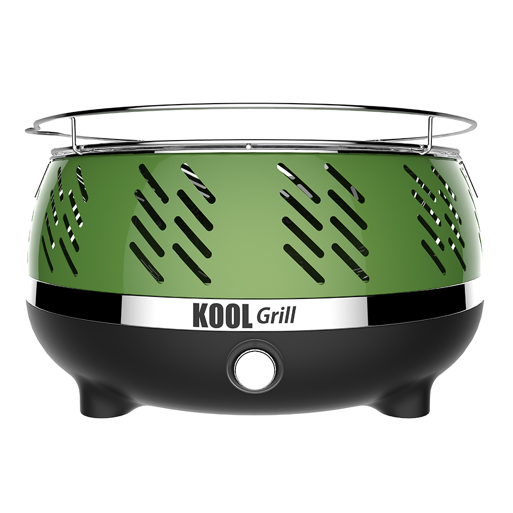 Kool Grill Portable Grill V2 w/Dome Lid Green - Online | KG Electronic