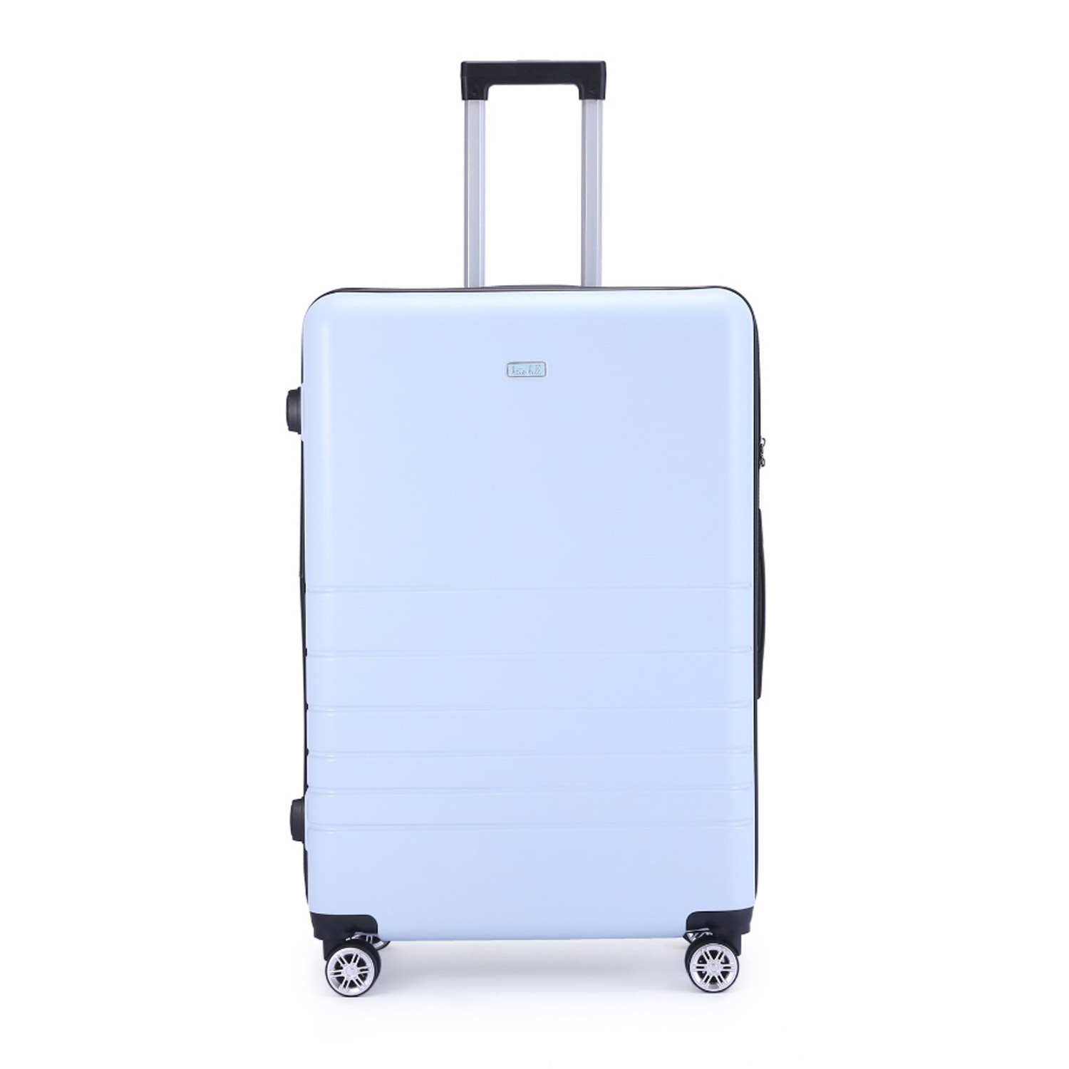 Kate Hill Bloom Large Wheeled Trolley Hard Suitcase Luggage Blue 120 ...