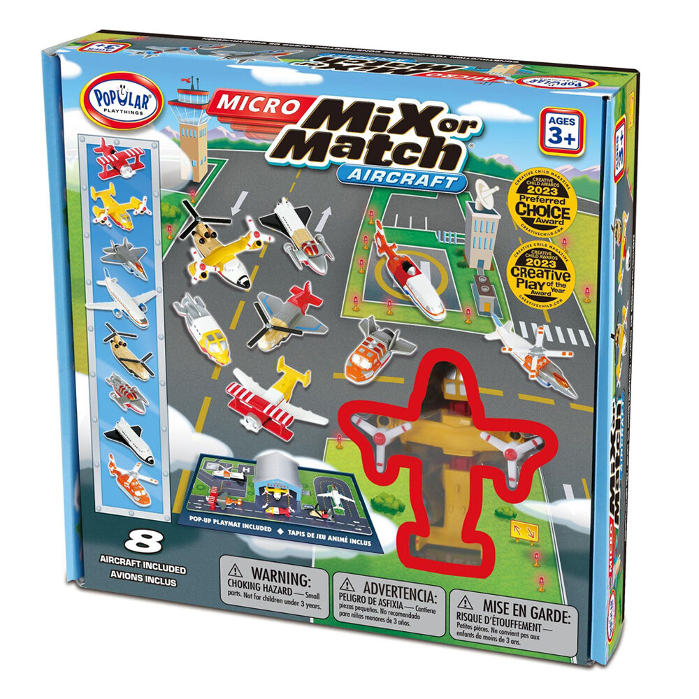 Popular Playthings Micro Click Mix or Match Aircraft Building Toy Kids 3y+ - Online | KG Electronic